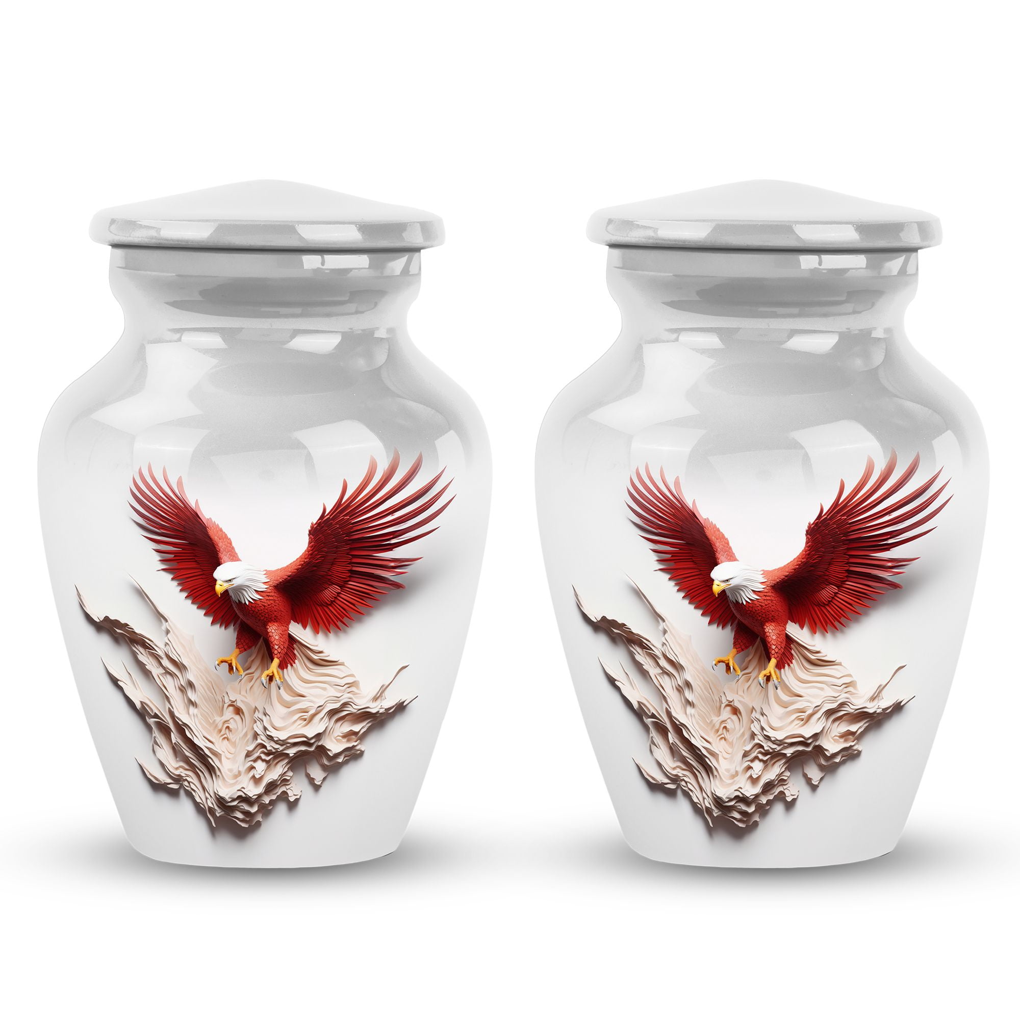 The Artistic Flight Of The Origami Eagle, Cremation Keepsake Urns, Urns ...