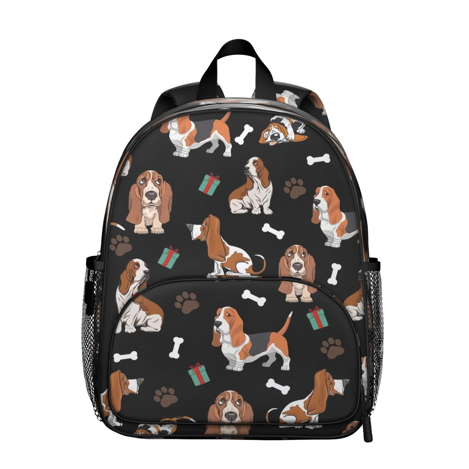 Artistic Floral Pig Backpack - Adjustable Spine-Friendly Daypack for ...