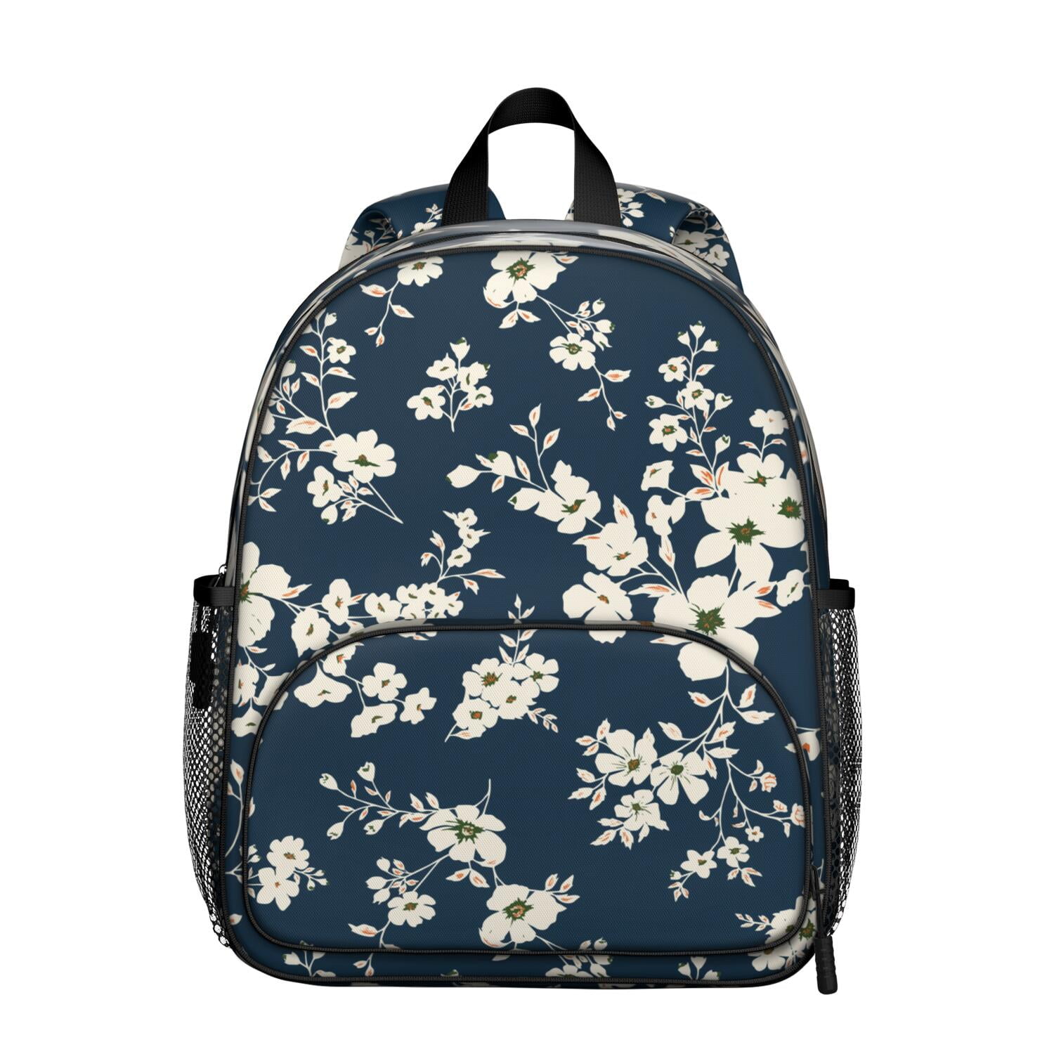 Artistic Floral Print Students Backpack - Vintage Botanical Garden ...