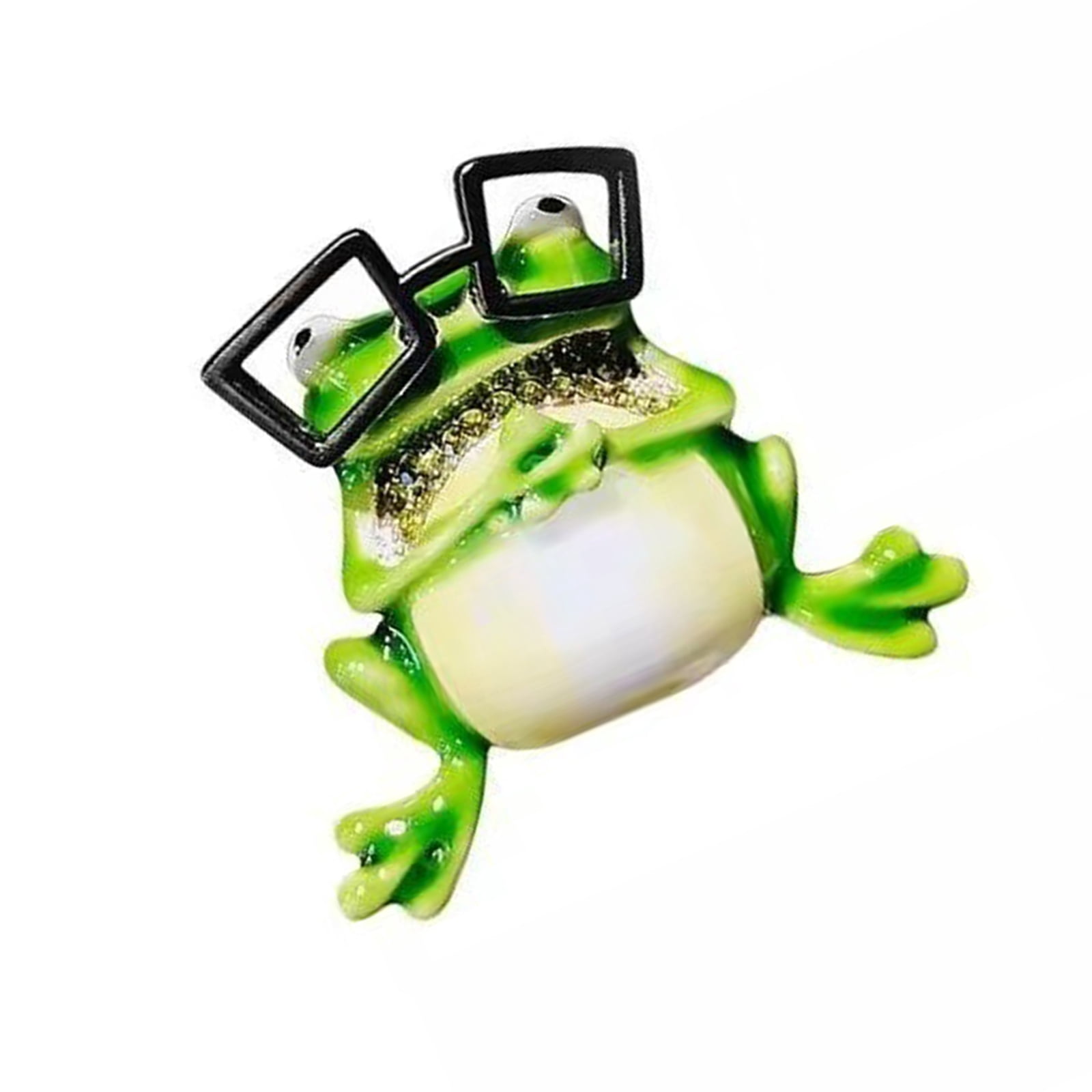 Artistic Frogs Shaped Alloy Brooch Lightweight Unisex Jewelry Unique 3D ...