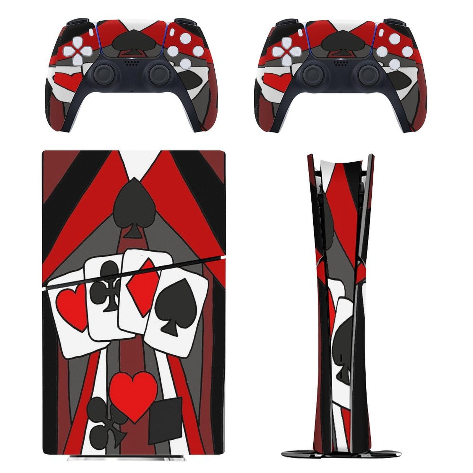 Artistic Fun Playing Cards Abstract Art PS5/PS5 Pro/PS5 Slim Digital ...