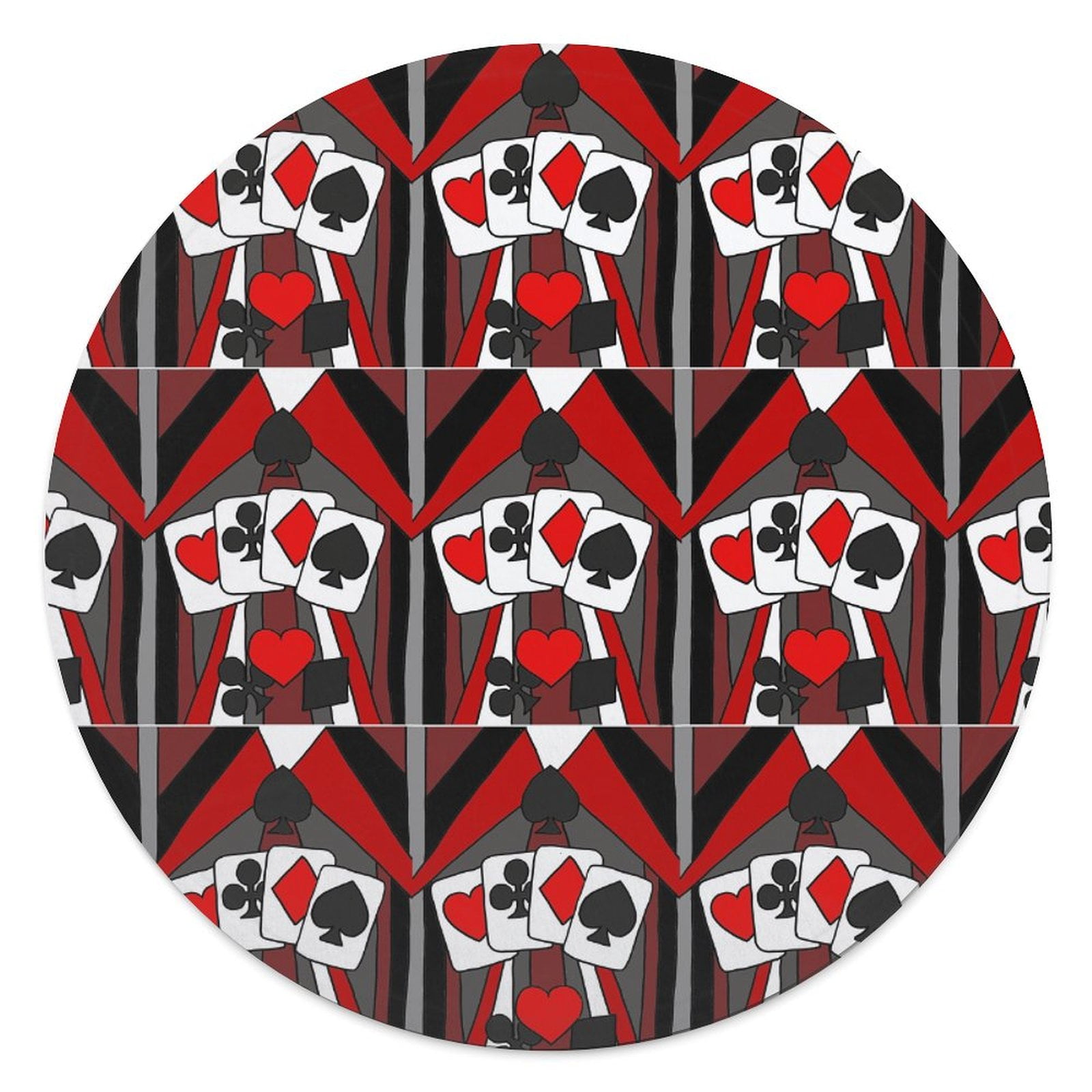 Artistic Fun Playing Cards Abstract Art Winter Warm Flannel Baby ...