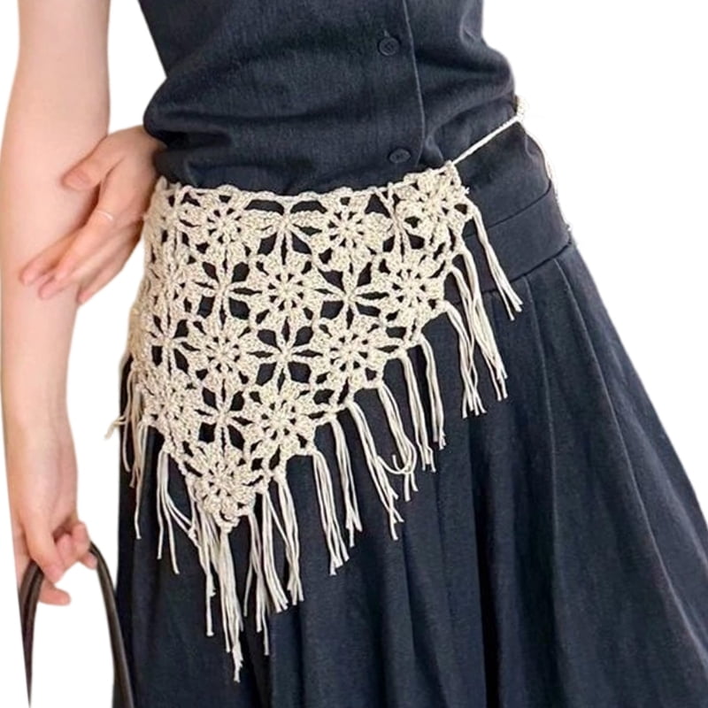 Artistic Geometric Pattern Scarf Colorful Fringed Triangles Shawl ...