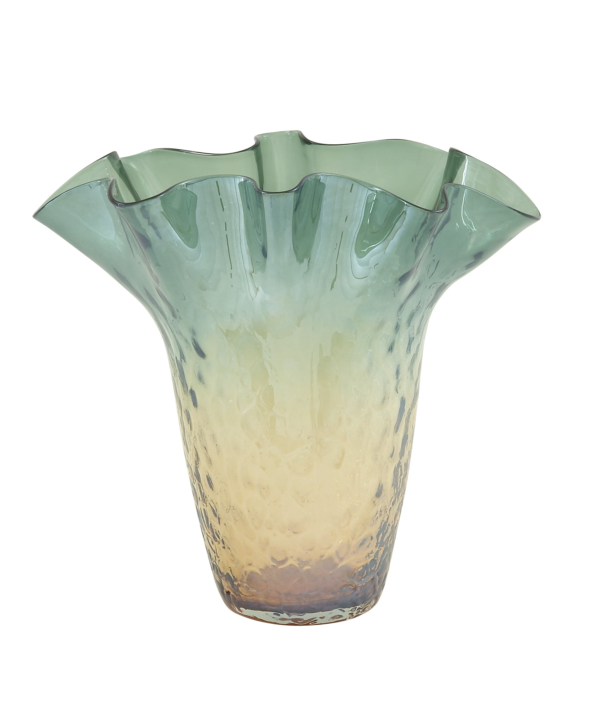 Artistic Glass Fluted Vase - Walmart.com
