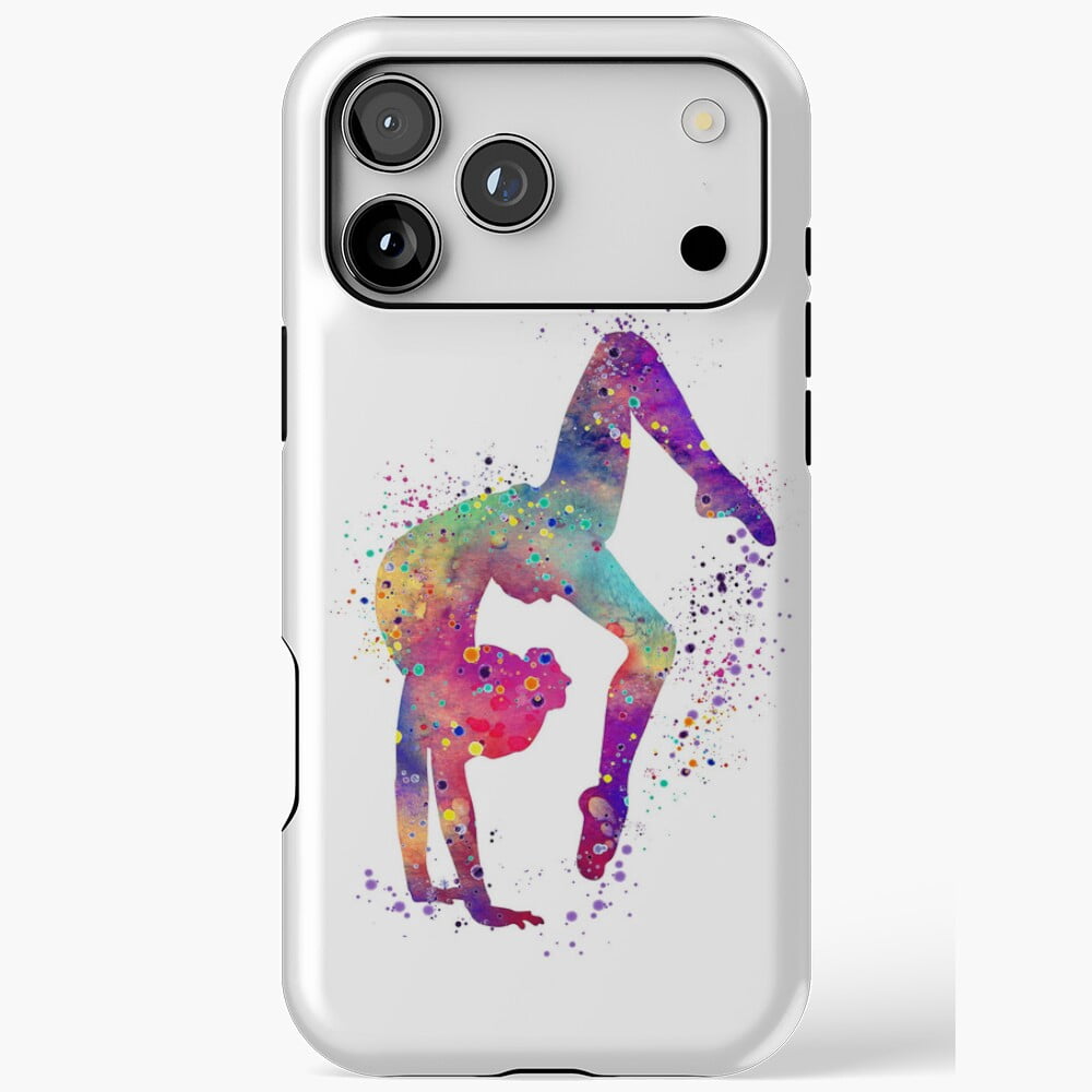 Artistic Gymnast Silhouette Watercolor ArtPhone Case for iPhone 11 to ...
