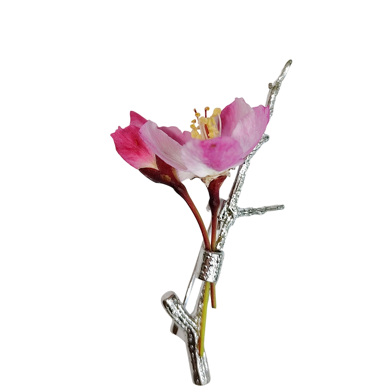 Artistic Handcraft Flower Brooch Alloy Pin For Casual Formal Occasion ...