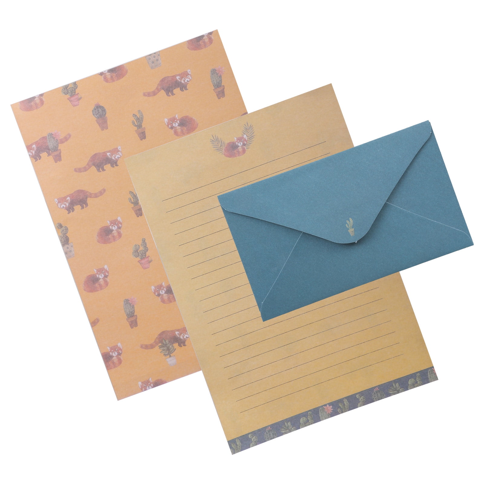 Artistic Handwriting Paper Collection Envelope with Floral and Playful ...