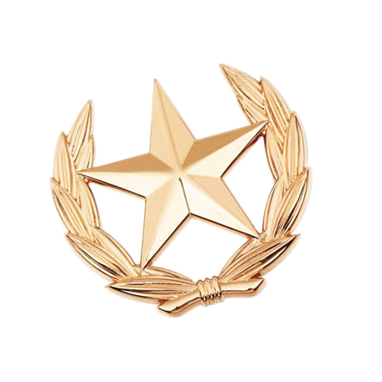 Artistic Harvest Symbol Brooch Metal Star Wheat Emblems Stylish ...