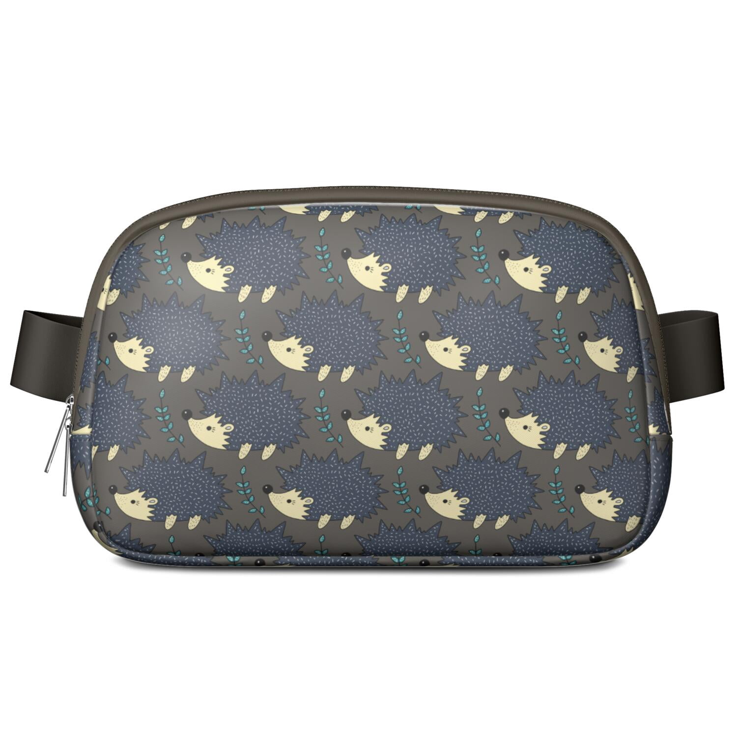 Artistic Hedgehog Belt Bag for Women – Cute Forest Cartoon Scene ...