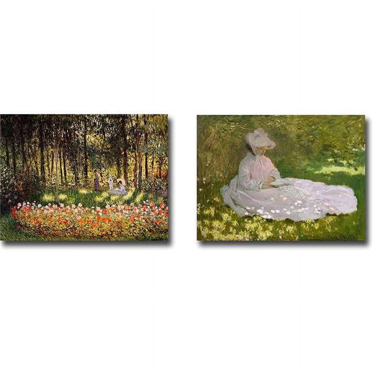 Artistic Home Gallery 1216AM930SAG Wooded Scene & Springtime by Claude ...