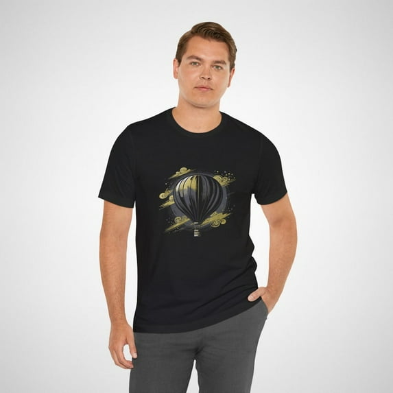 Artistic Hot Air Balloon T-Shirt | Elegant Balloon Design Whimsical ...