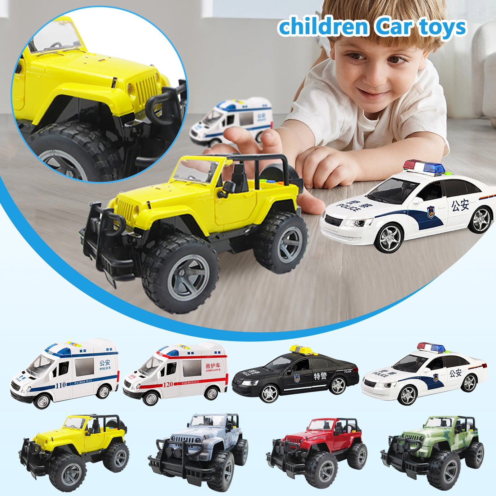 Artistic Inertial Sound And Light Simulation Car Ambulance Music ...