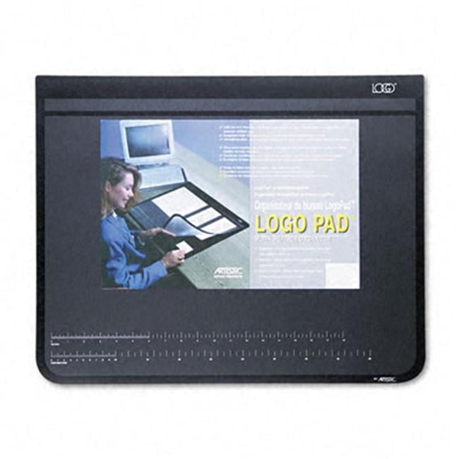 Artistic Logo Pad Desktop Organizer with Clear Overlay 24 x 19 Black ...