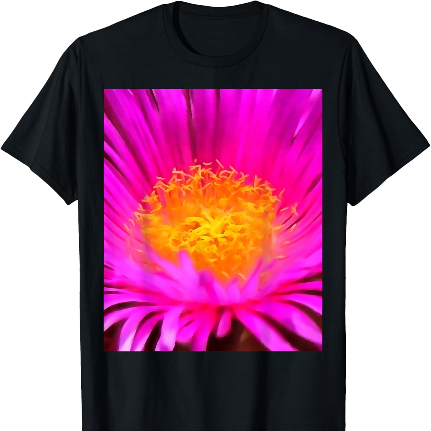 Artistic MagentA1 Pink Aster Flower Floral Art T-S1Hirt - Walmart.com
