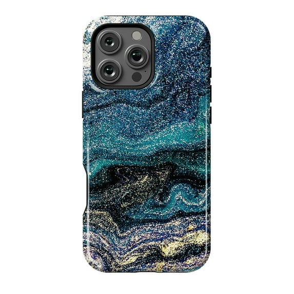 Artistic Marble Paint Design Art iPhone Case 17 16 15 14 13 12 11 Pro ...