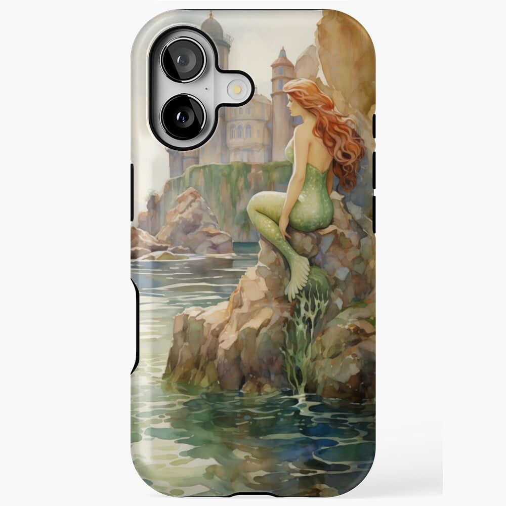 Artistic Mermaid Imagery Five Ocean Style Case for iPhone 17 16 15 14 ...