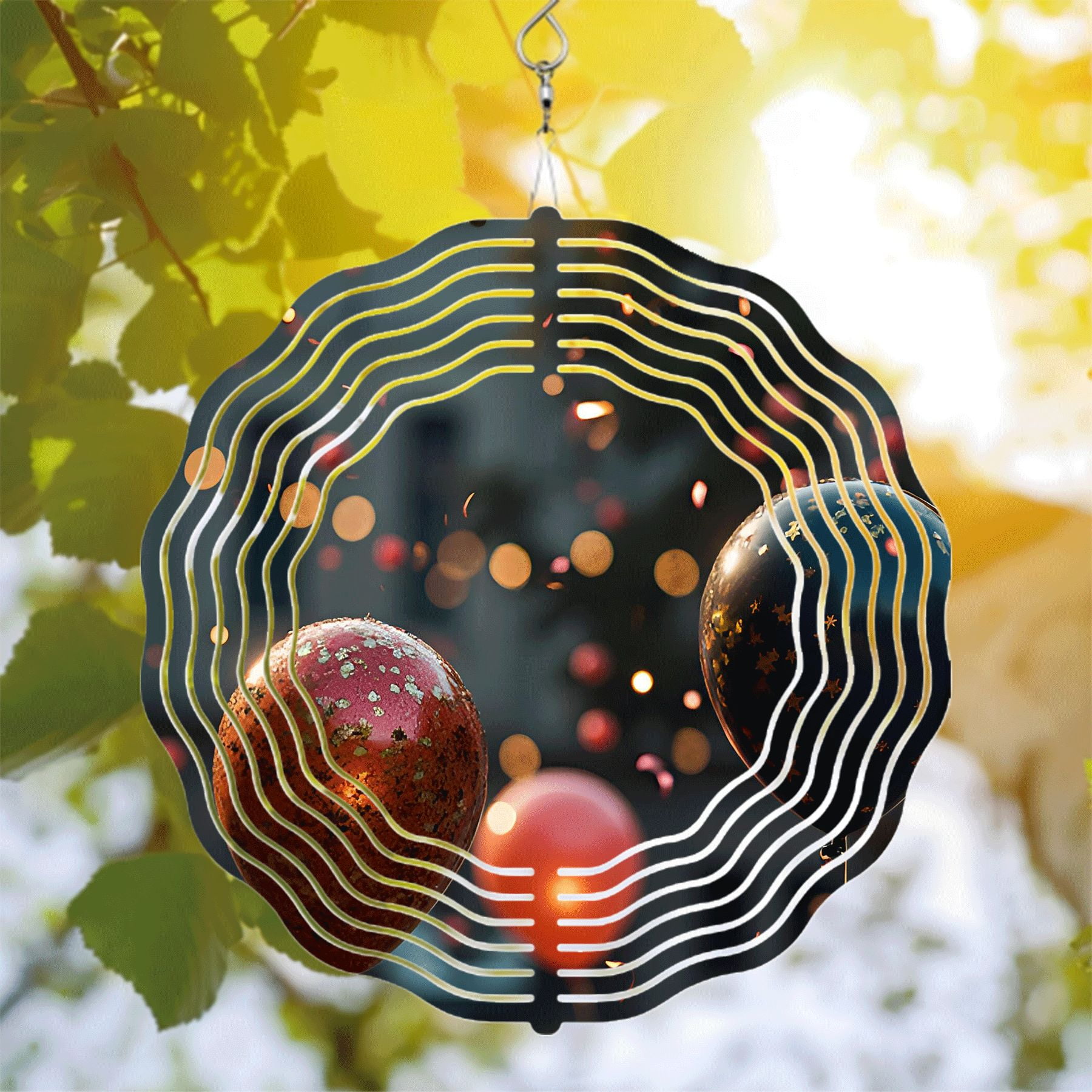 Artistic Metal Hanging Wind Spinners & Chimes for Yard - Modern ...