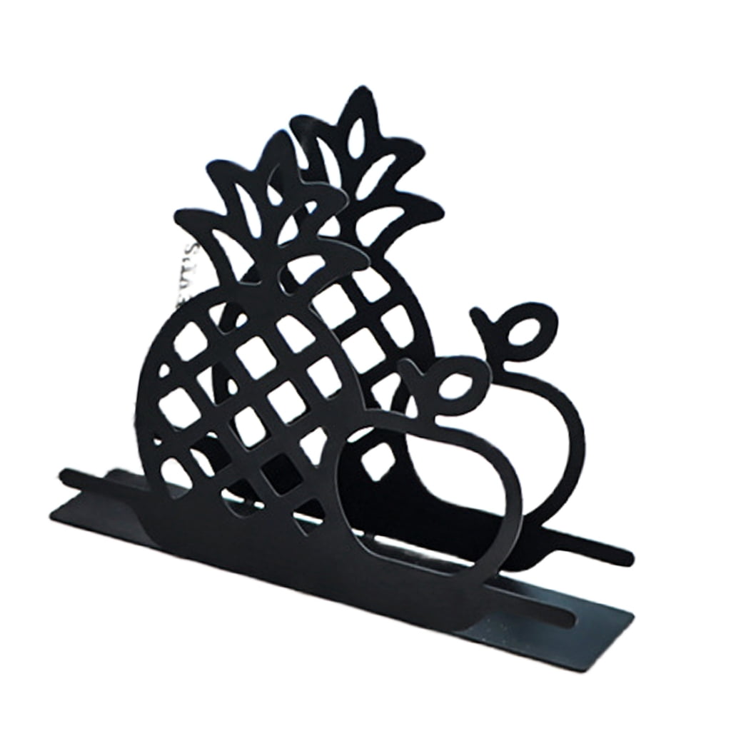 Artistic Metal Napkin Holder For Home Restaurant Easy Fold Space ...