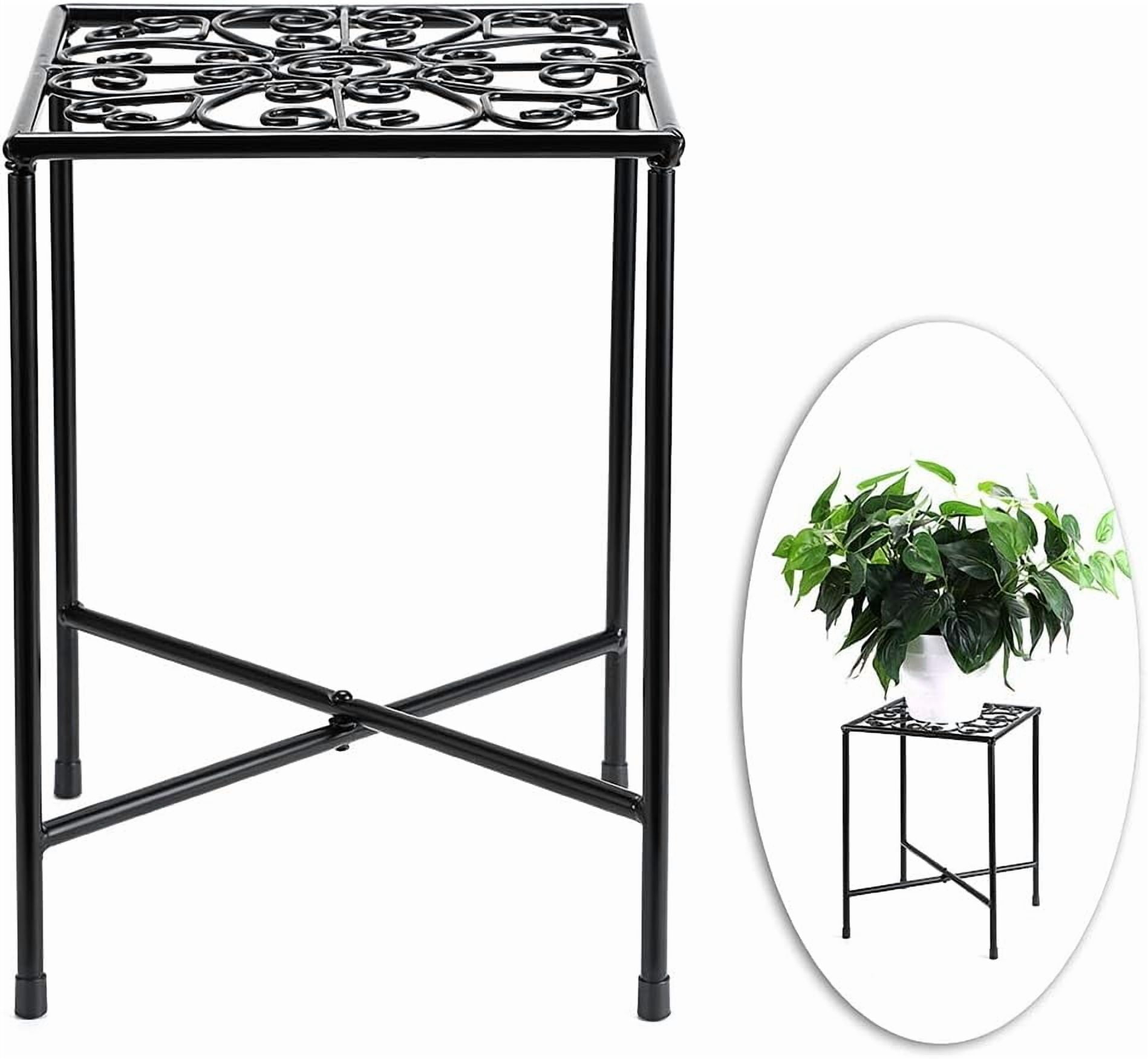 Artistic Metal Plant Stand, Round Design For Vintage Elegance, Hand ...