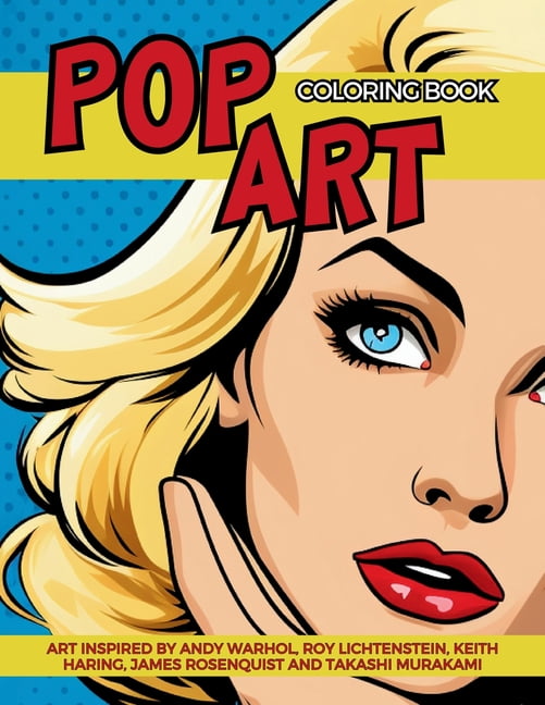 Artistic Movements from the XX Century Pop Art Coloring Book inspired ...