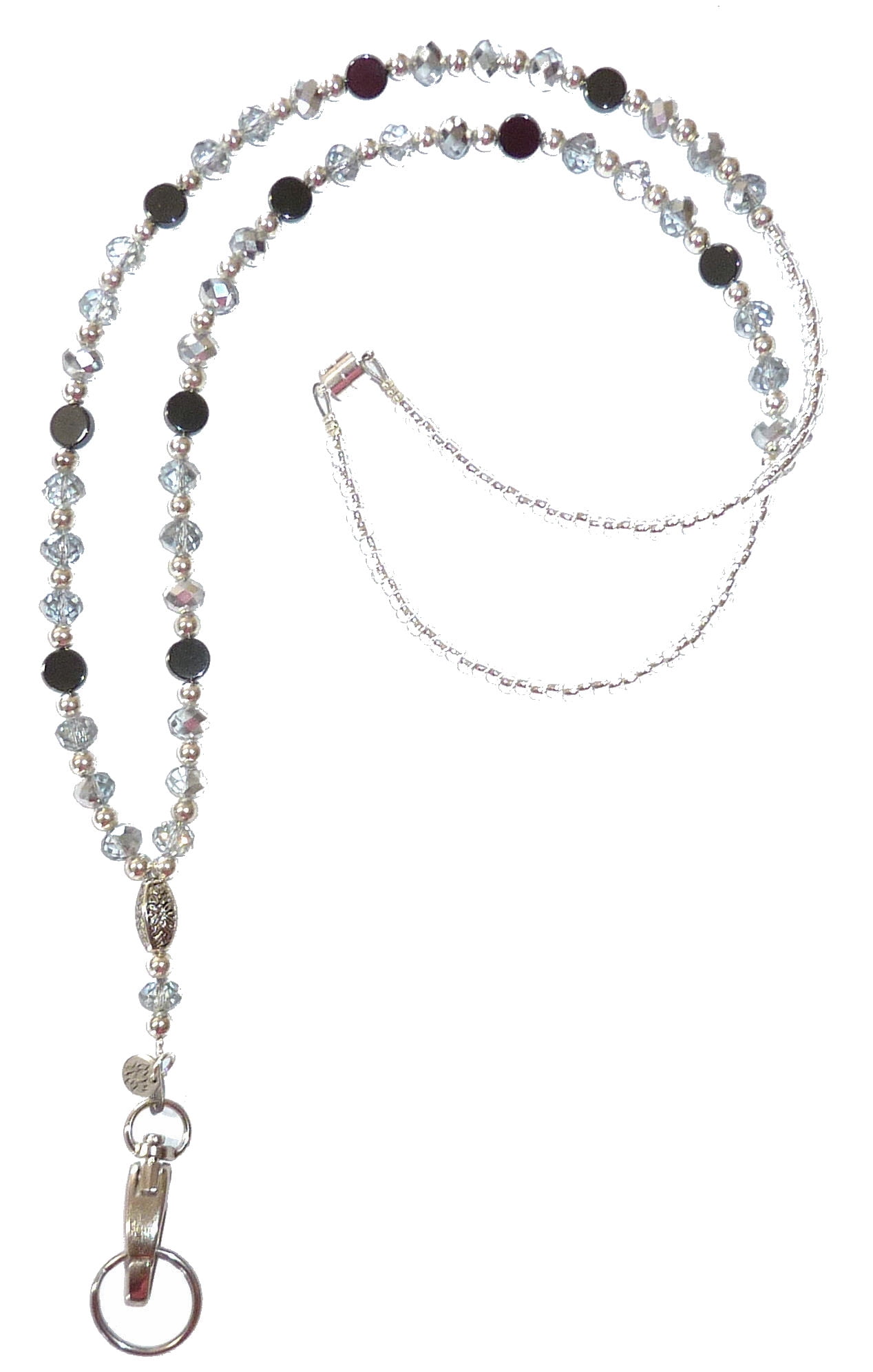 Artistic Women's Beaded Fashion Necklace Lanyard, Slim and Beautiful ...