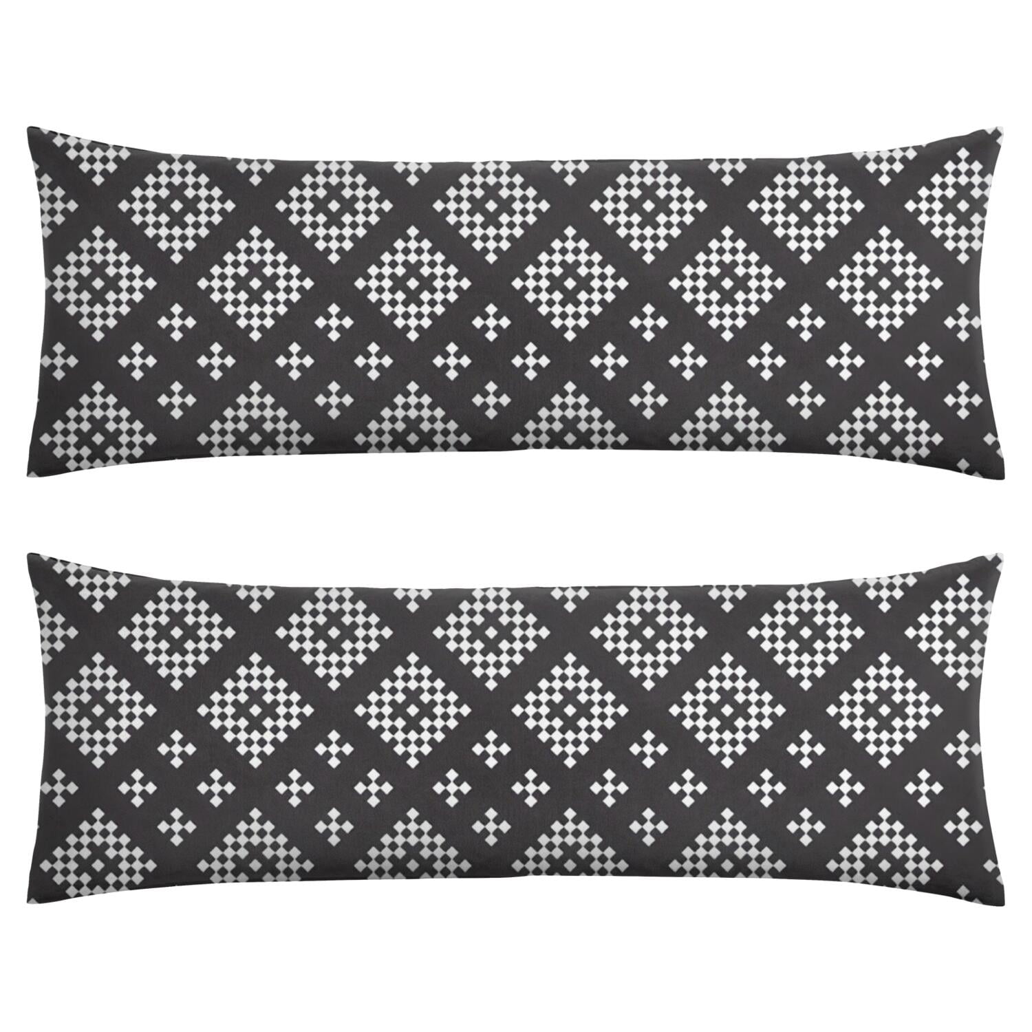 Artistic Nordic Body Pillow Cover 20x54 - Vintage Long Pillow Case with ...