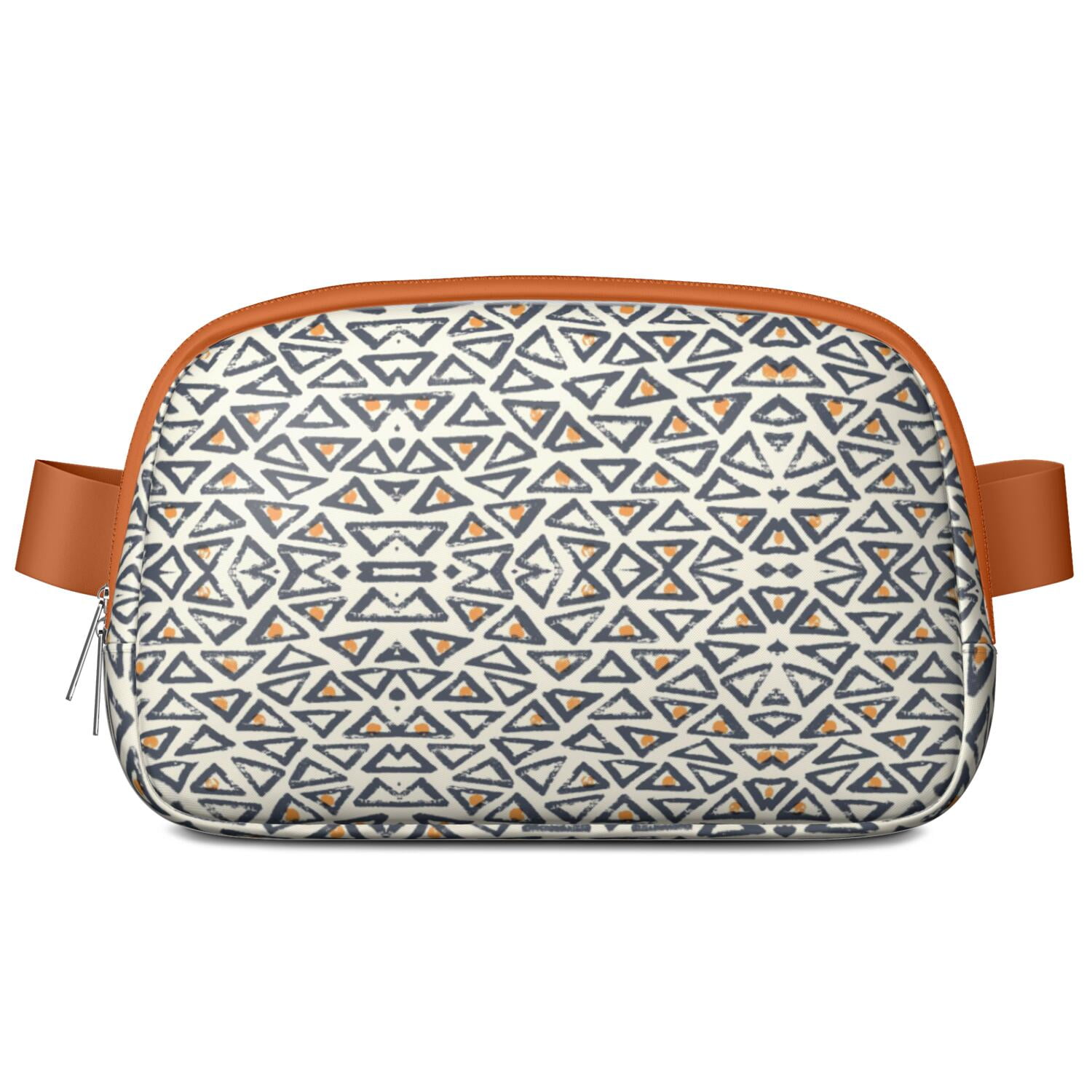 Artistic Ocean Scenery Fanny Pack – Geometric Rainbow Gradient Waist ...