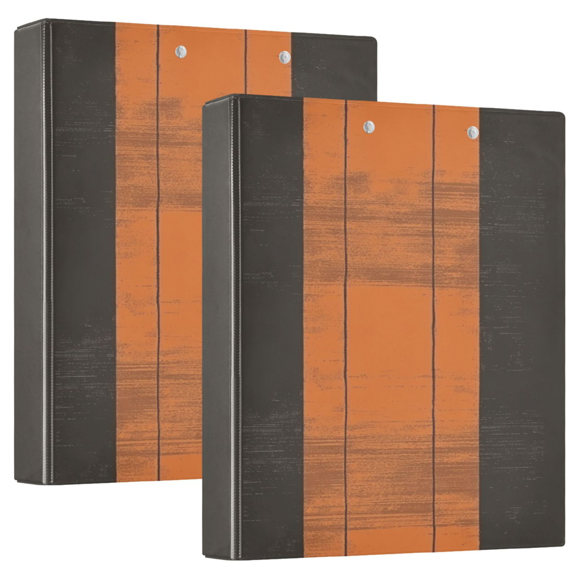 Artistic Pattern 12.4x10.6in PVC Round Ring Binder, D-Ring 3-Hole ...