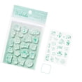 Artistic Pattern Clear Silicone Stamper With Acrylic Handle For ...