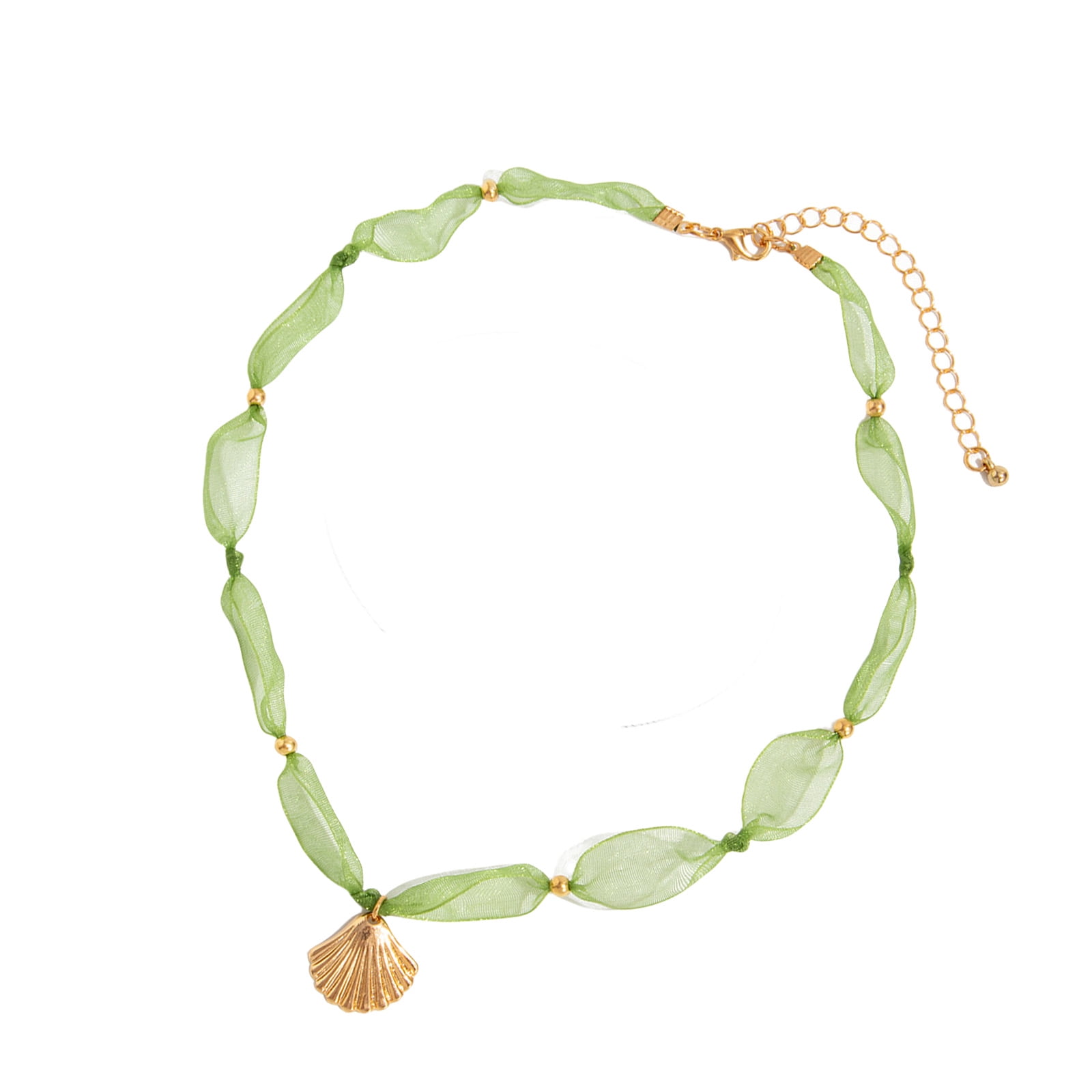 Artistic Sea Creature Design Dainty Mesh Necklace Breathable Pendant ...