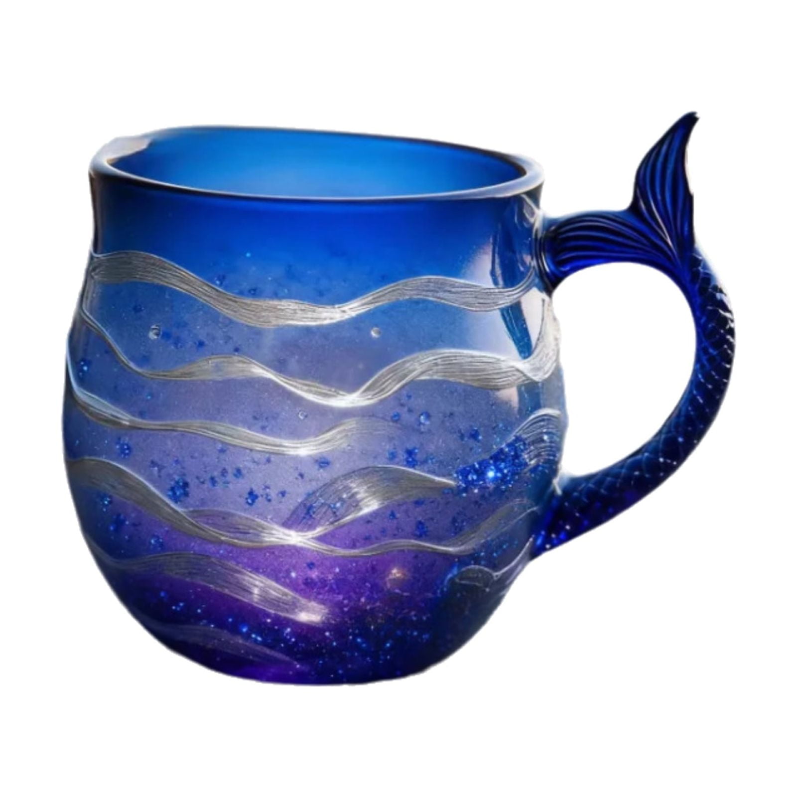 Artistic Sea Creature Drinking Glass Heat Resistant Coffee Cup Sea ...