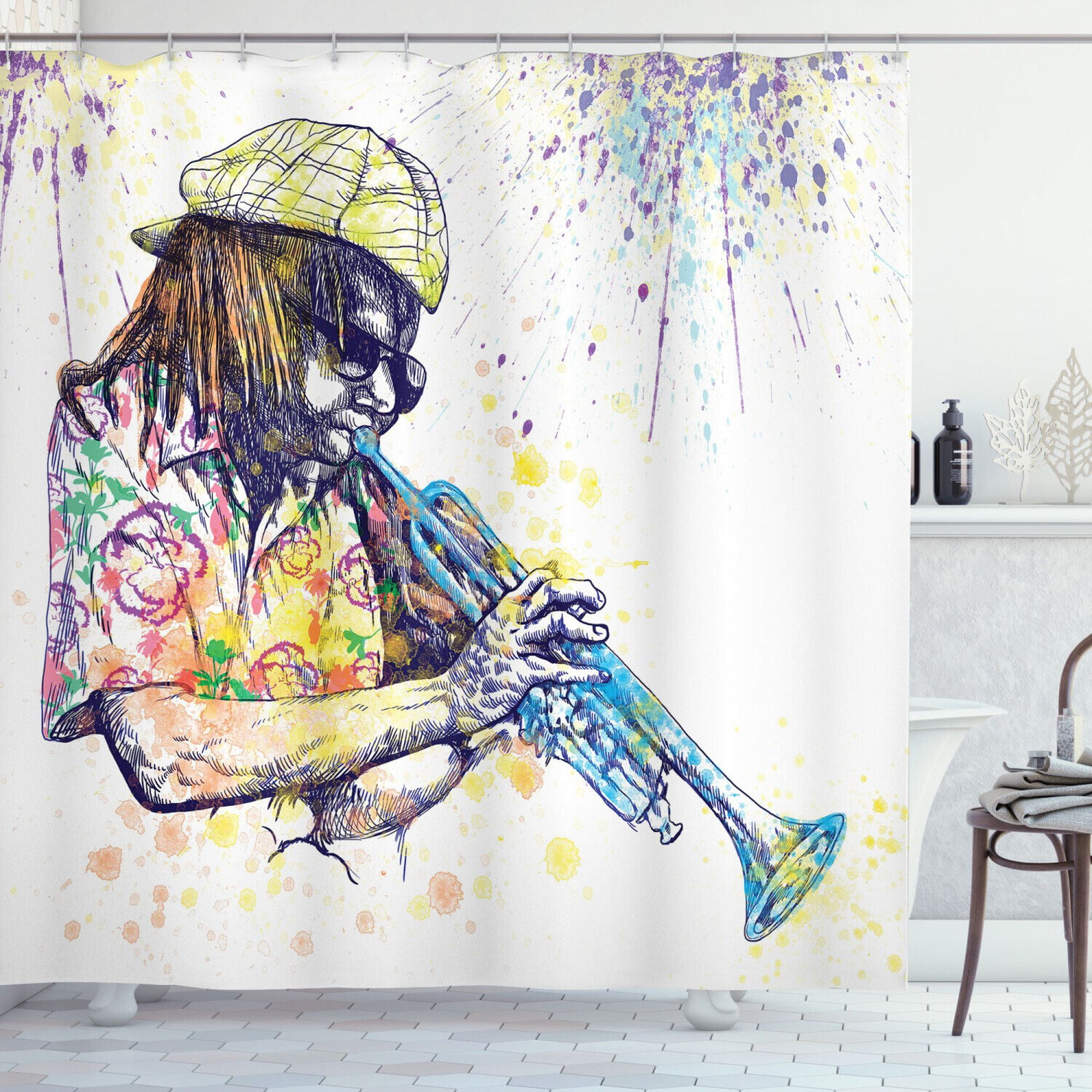 Artistic Shower Curtain Transform Your Bathroom With Stunning Visuals