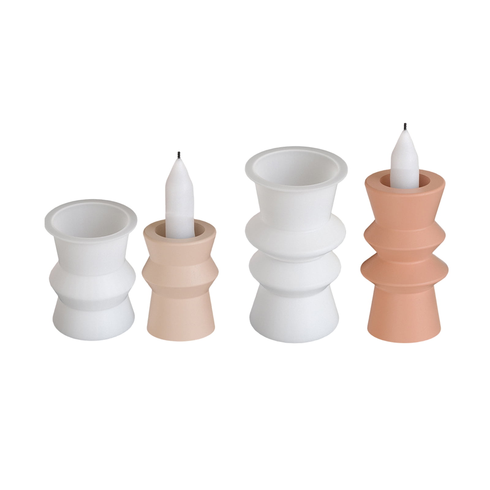 Artistic Silicone Base Molds Resin Epoxy Molds Round Shape Holder Mold ...