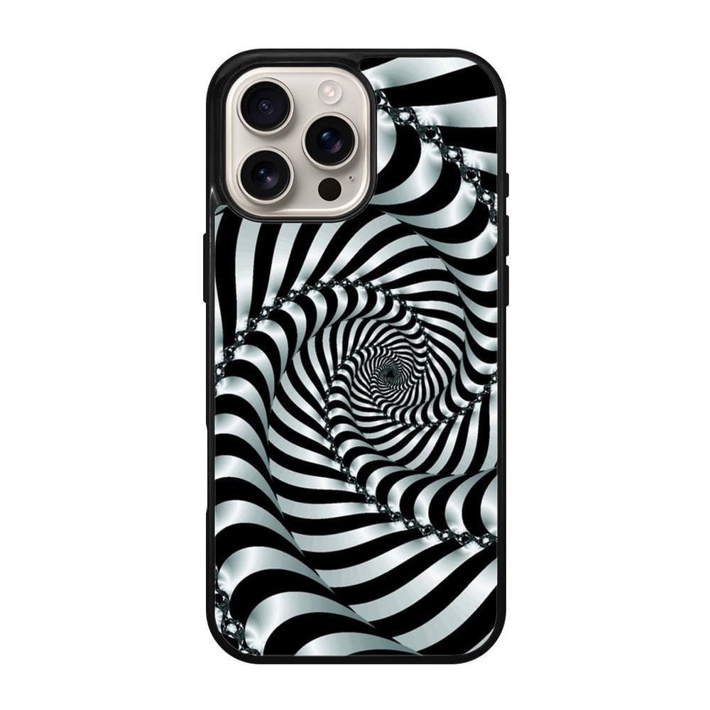 Artistic Spiral 3D Phone case, Phone Case For iPhone 16 15 14 13 12 11 ...