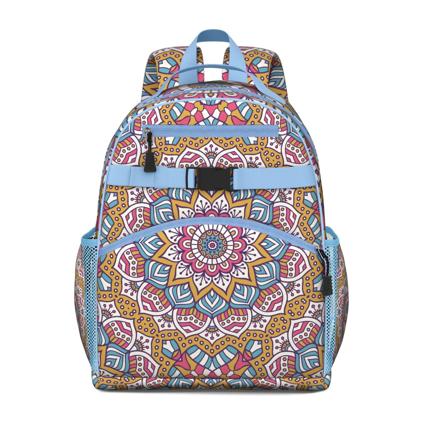 Artistic Spiritual Mandala Backpack - Spine-Protecting Ergonomic ...