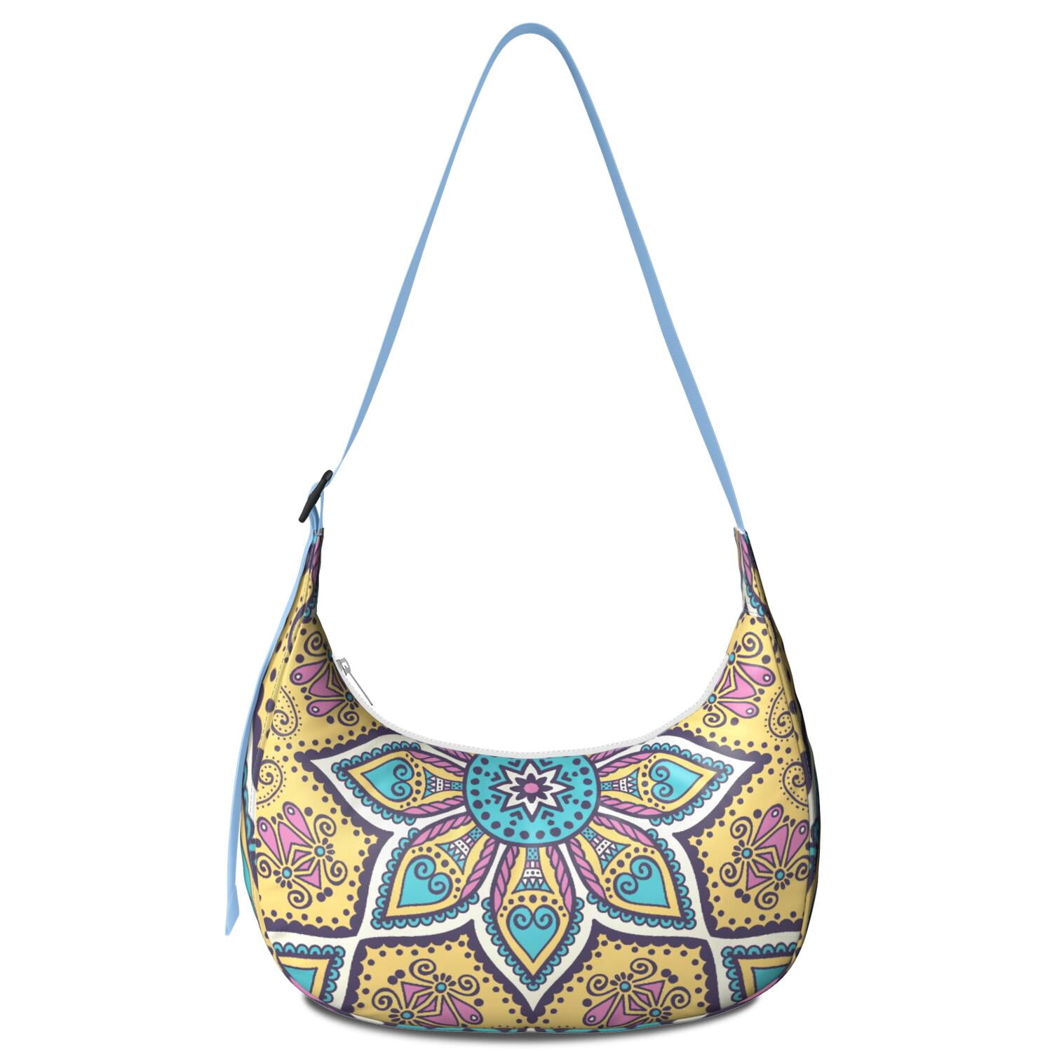 Artistic Spiritual Mandala Bag for Women Sacred Tribal Boho Shoulder ...