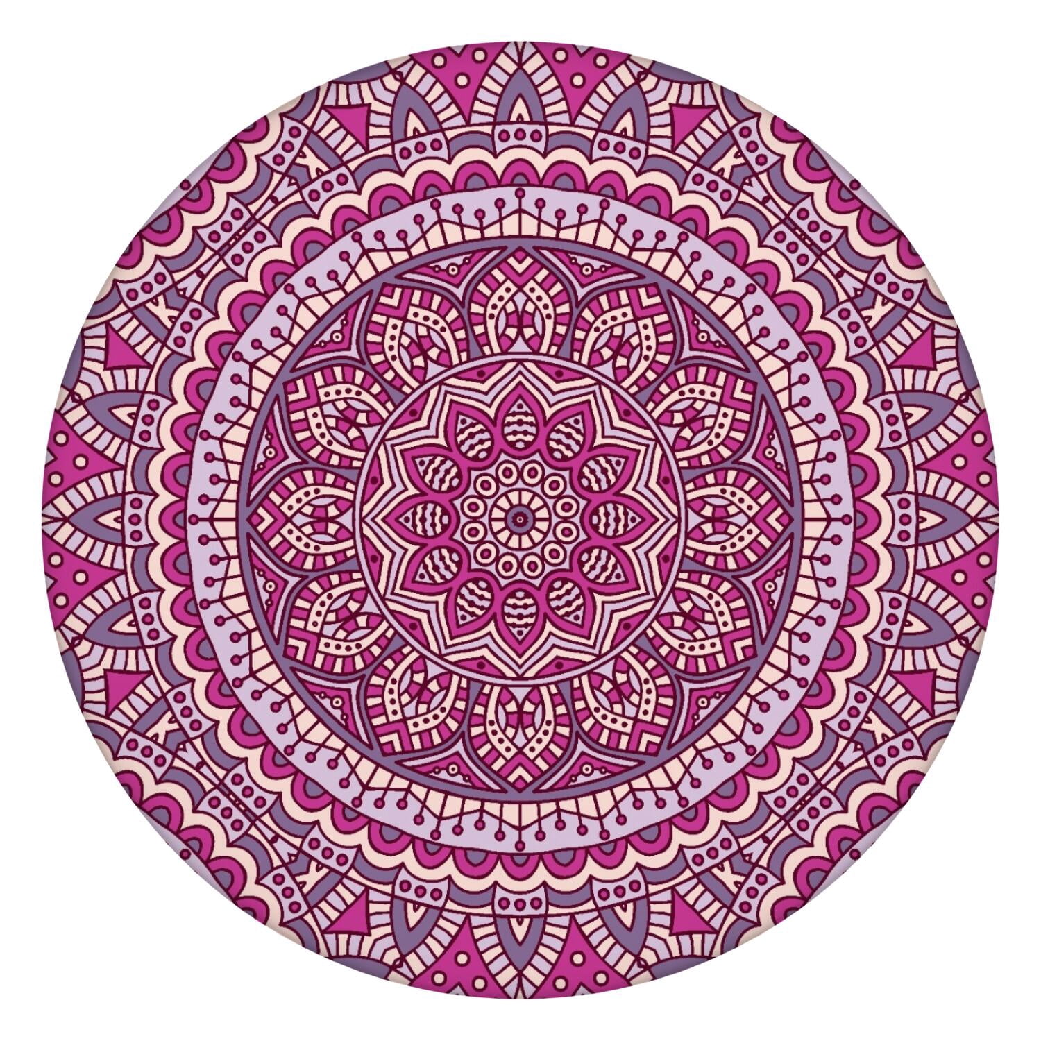 Artistic Spiritual Mandala Elastic Table Cover Scratch-Resistant Spill ...