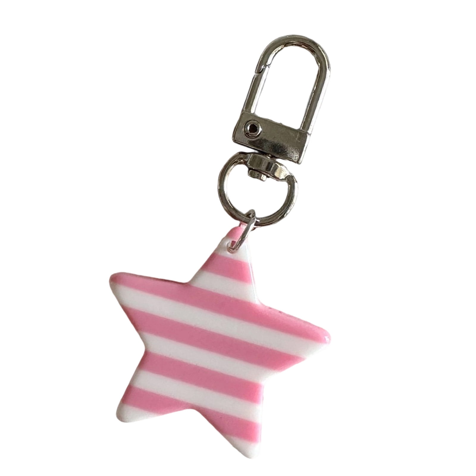 Artistic Star Shaped Keychain Detachable Pendant Resin Alloy Car Key ...