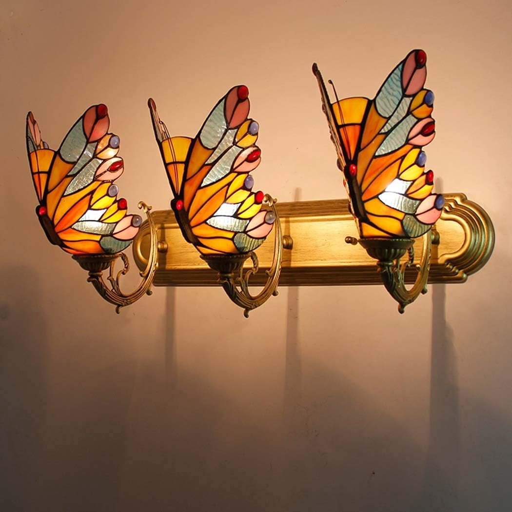 Artistic Style Wall Light, Butterfly Wall Sconce, Vintage Antique ...