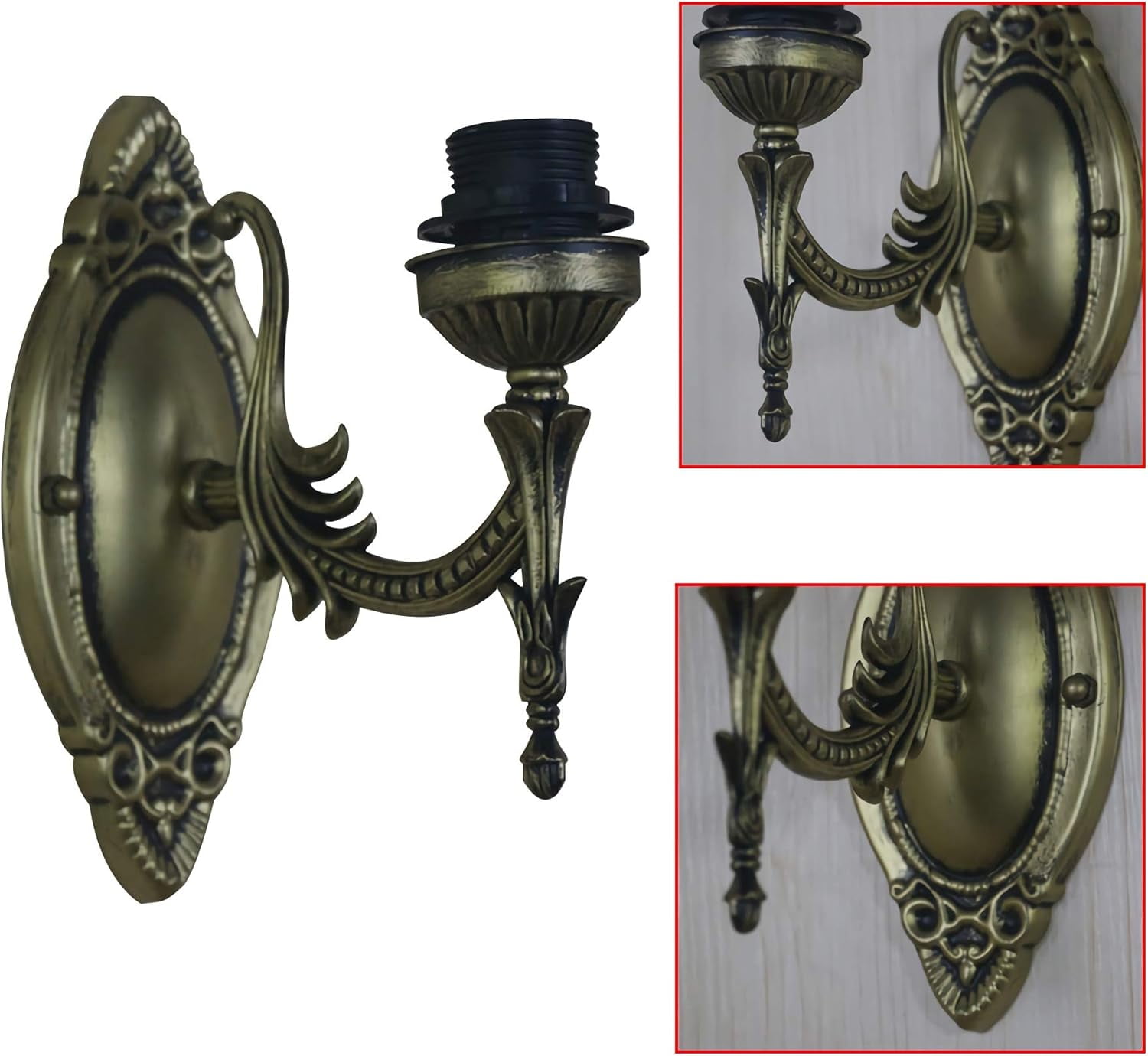 Artistic Style Wall Light Handmade Stained Glass Bowl Shade Wall Lamp ...