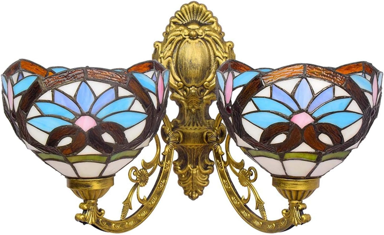 Artistic Style Wall Lighting Fixture for Living Room Bedroom Stained ...