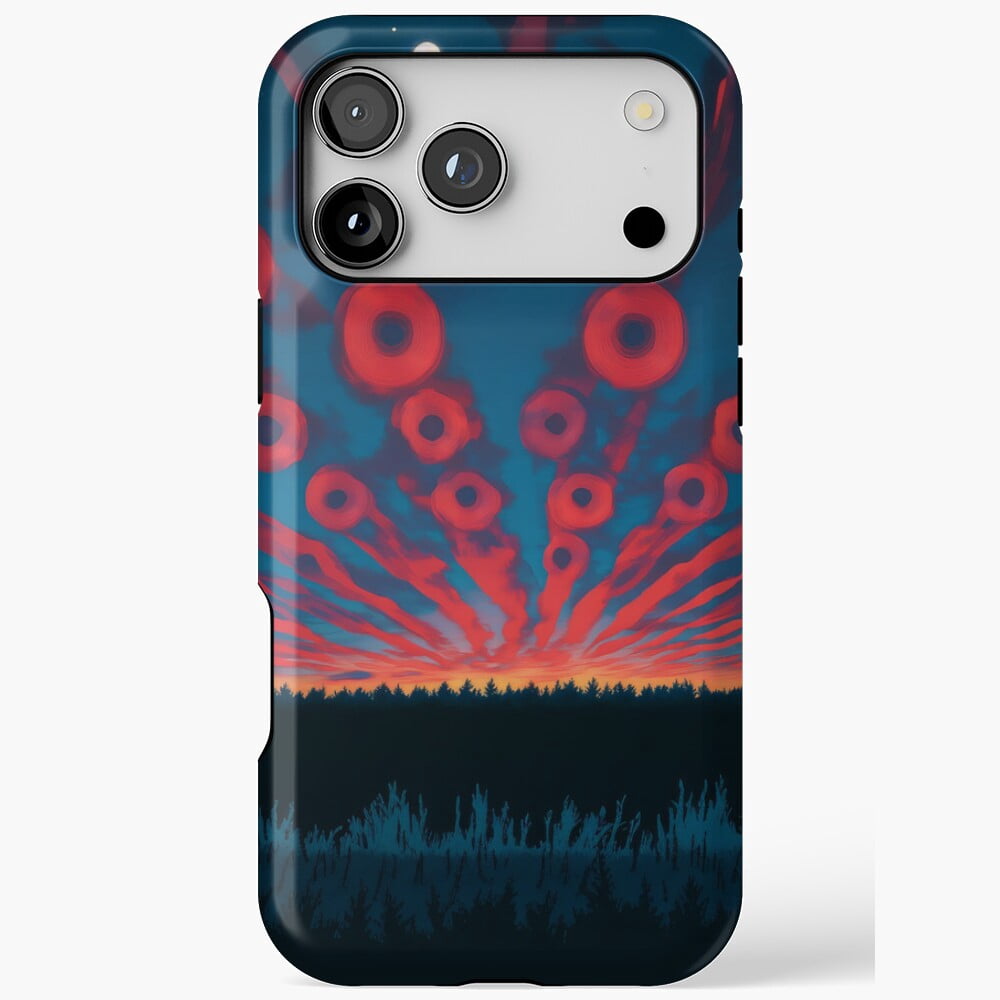 Artistic Sunset Sky Dramatic Nature ArtPhone Case for iPhone 17 11 12 ...