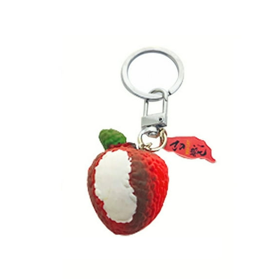 Artistic Taiwan Inspired Keychain Avocado Lychee Pitaya Design ...