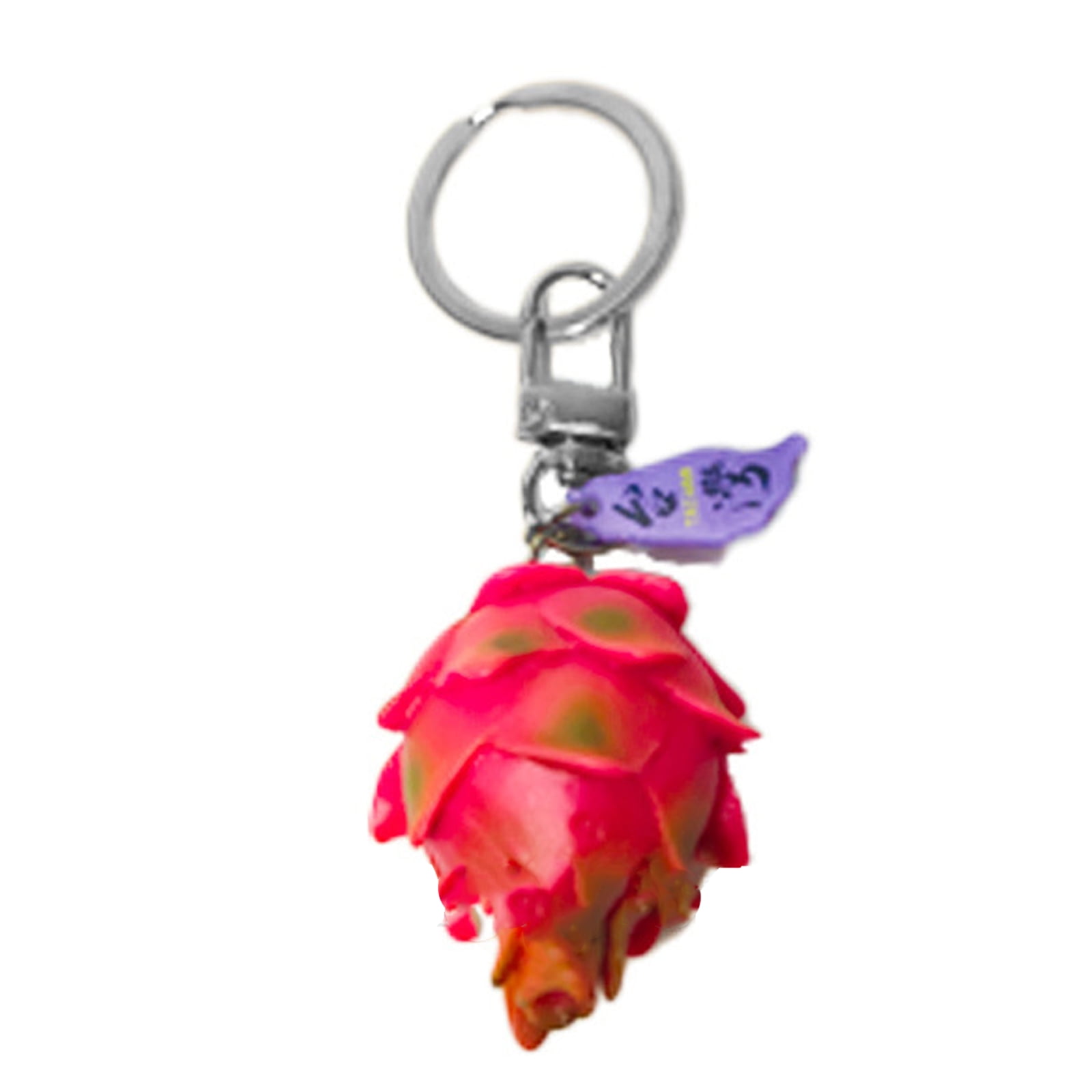 Artistic Taiwan Inspired Keychain Avocado Lychee Pitaya Design ...