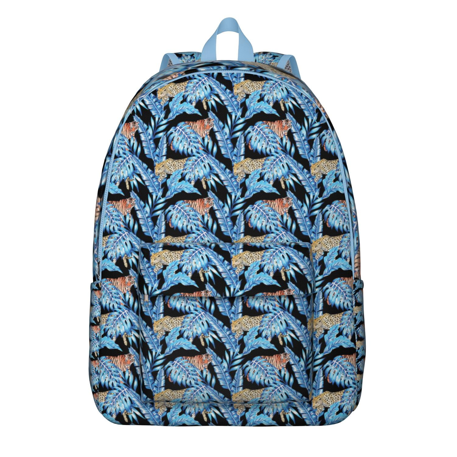 Artistic Tiger Pattern Backpack – Bengal Stripes Jungle Bookbag for ...