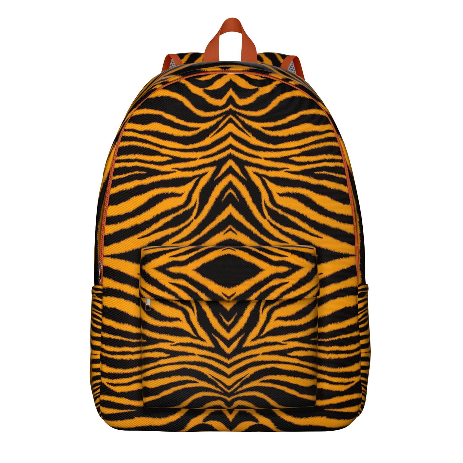 Artistic Tiger Print Backpack for Women, Waterproof School Bag with ...