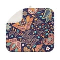 Artistic Vintage Paisley Coffee Mat with Elegant Floral and Colorful ...