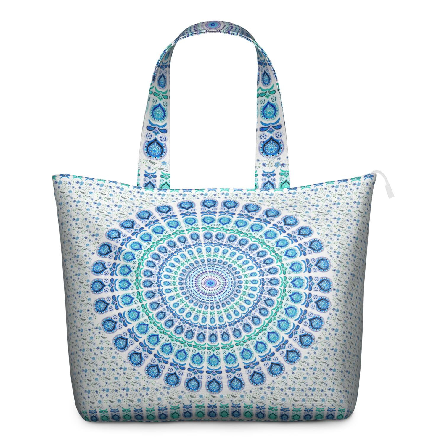 Artistic Vintage Travel Duffel Bag, Antique-Inspired Boho Weekender ...