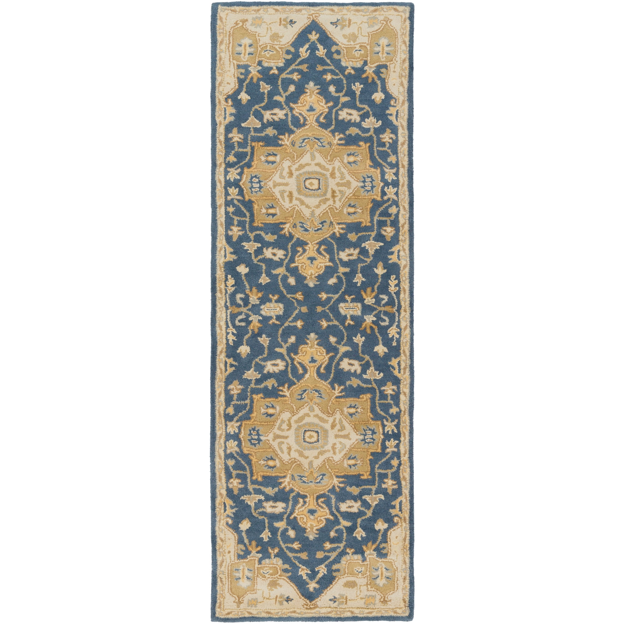 Artistic Weavers Demetrios Navy Traditional 3' x 12' Area Rug - Walmart.com