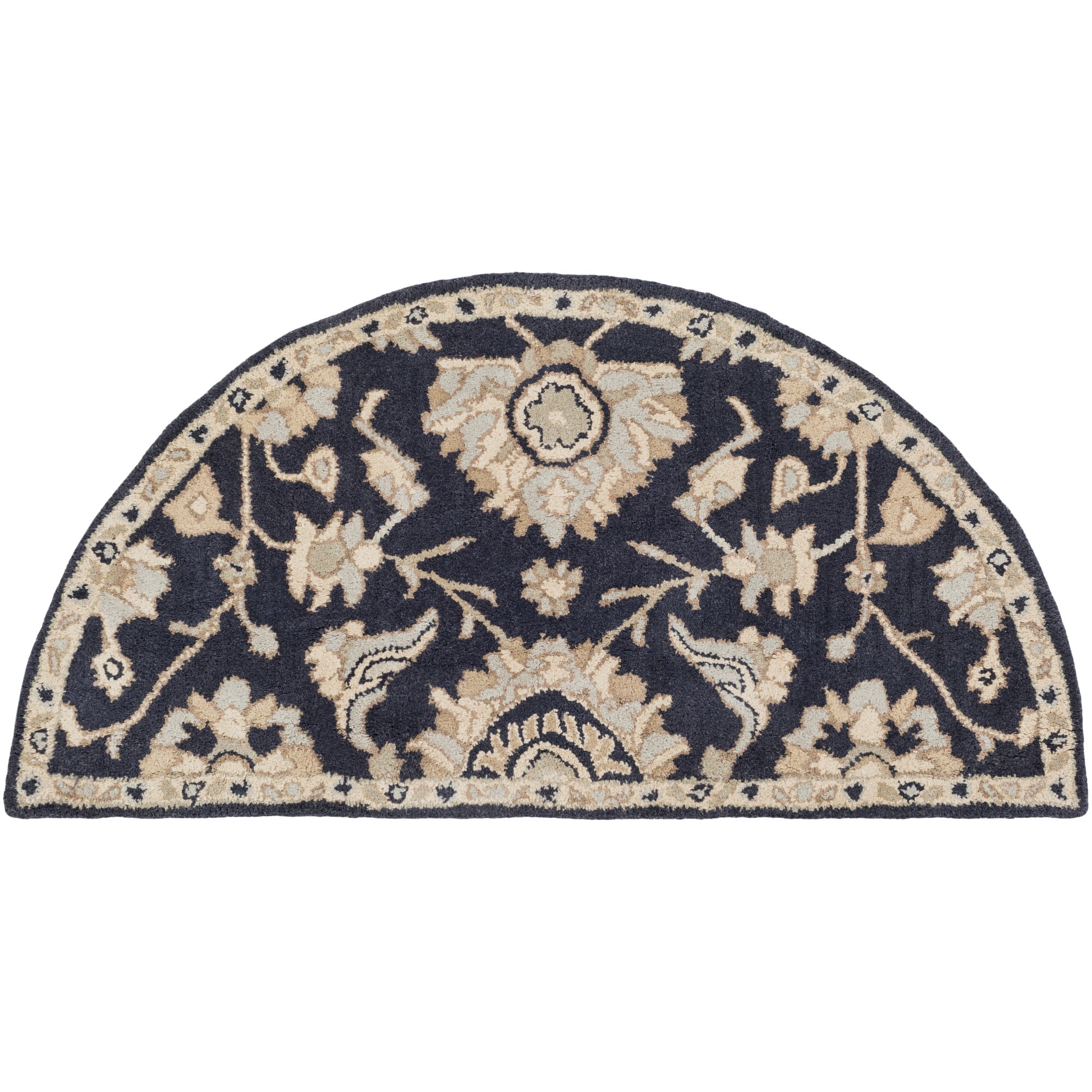 Artistic Weavers Hanzei Navy Traditional 2' x 4' Hearth Area Rug ...